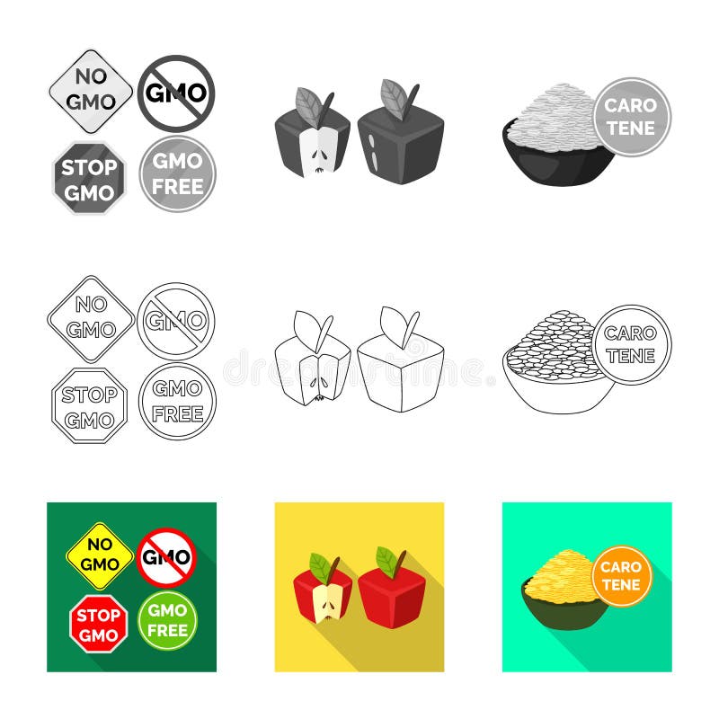 Vector Design of Test and Synthetic Logo. Set of Test and Laboratory ...