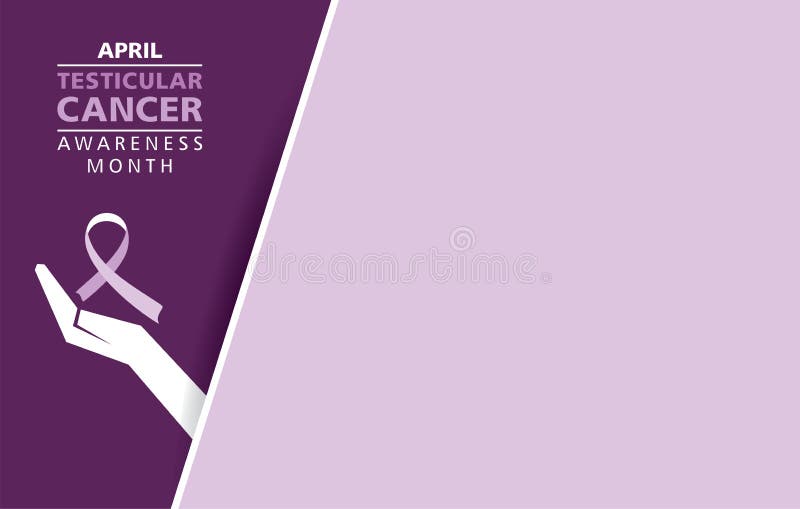 Testicular Cancer Awareness Month Observed In April Every Year Stock