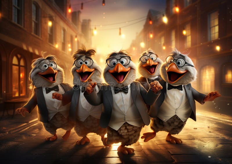 Vector Illustration of a Thanksgiving Turkey Exercising Party Dance for ...