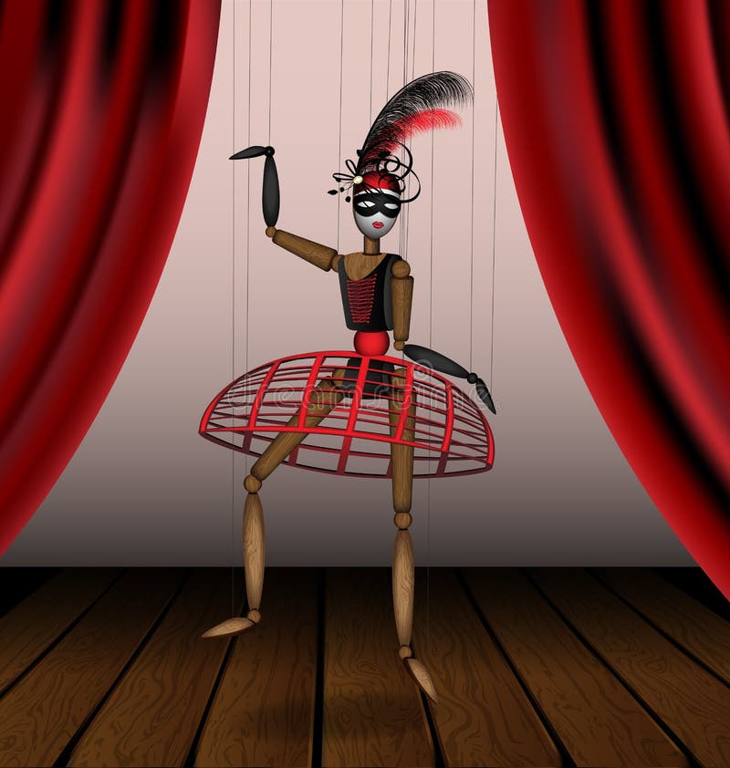 Puppet Actor Illustration Stock Illustrations – 463 Puppet Actor ...
