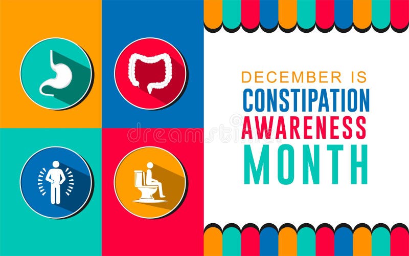 Vector Illustration on the Theme of Constipation Awareness Months ...