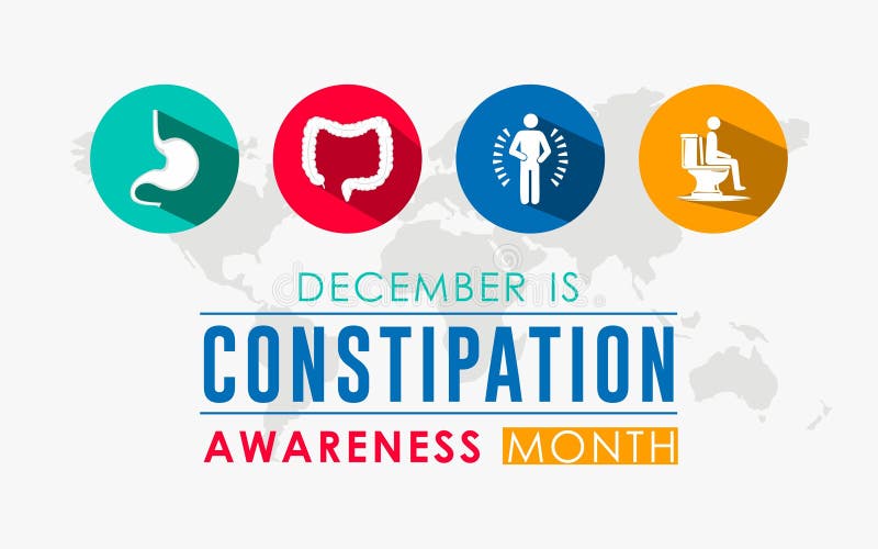 Vector Illustration on the Theme of Constipation Awareness Months ...