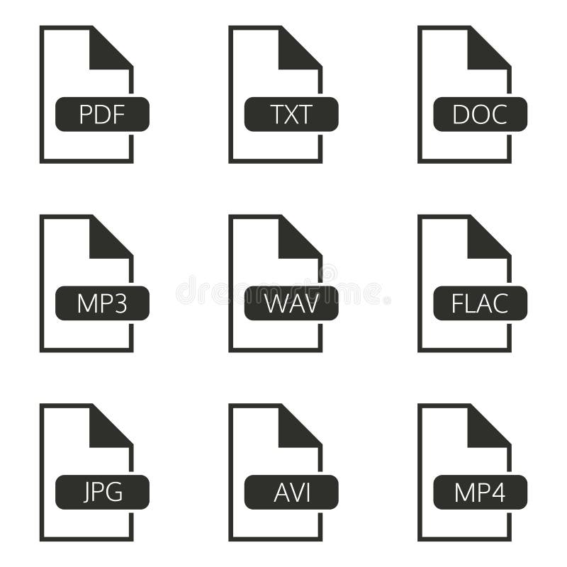 Vector Illustration on the Theme File Stock Vector - Illustration of ...