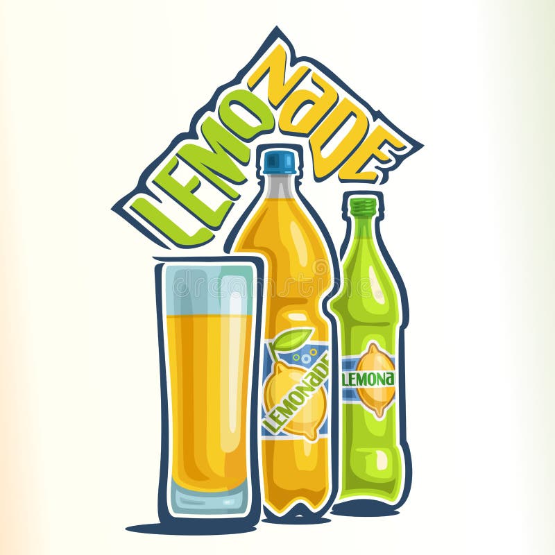 Vector Illustration on the Theme of the Logo for Lemonade Stock Vector ...