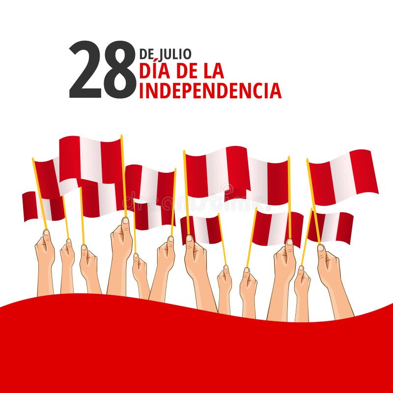 Peru Independence Day. stock vector. Illustration of liberty - 151421267