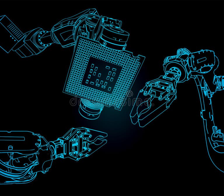 Chip Robotics Stock Illustrations – 8,100 Chip Robotics Stock ...