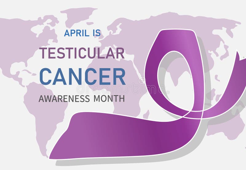 Vector Illustration On The Theme Of Testicular Cancer Awareness Month