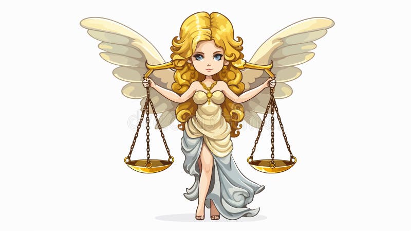 Vector Illustration of Themis Goddess of Justice Stock Vector ...