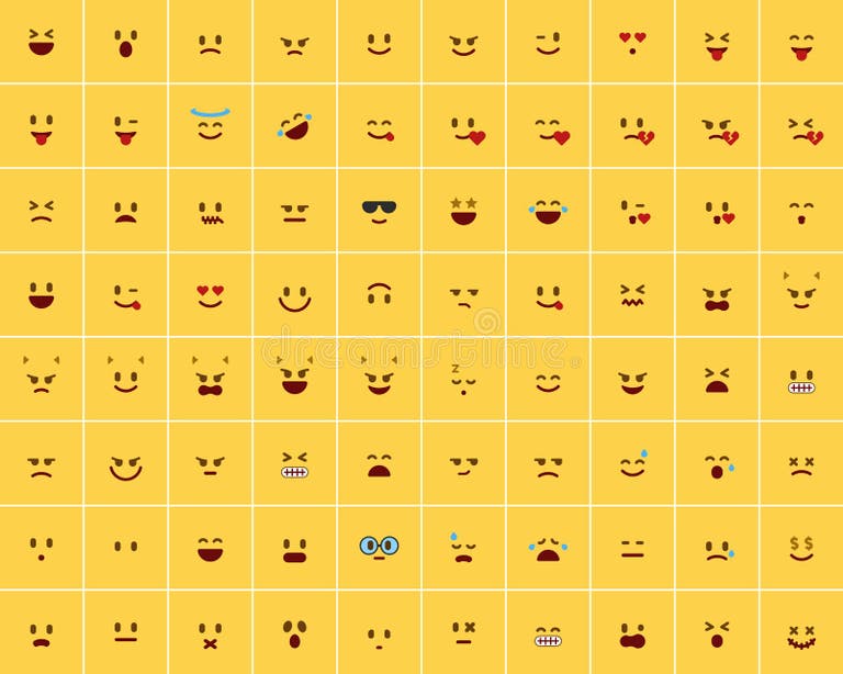 Emoji Complete Stock Illustrations – 52 Emoji Complete Stock ...