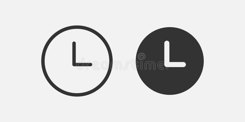 Vector Illustration of Timer Icon Isolated Vector Style Stock Vector ...