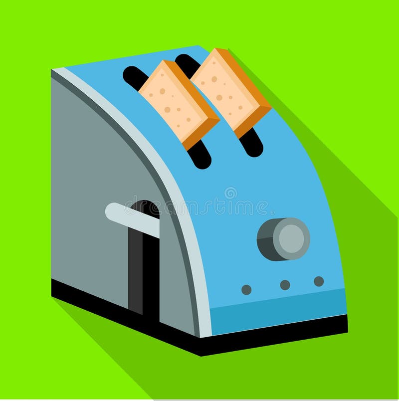 Vector Illustration of Toaster and Toast Symbol. Graphic of Toaster and ...