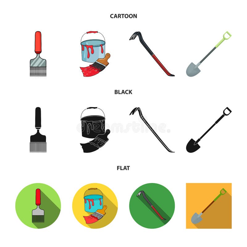 Vector Design of Tool and Construction Sign. Collection of Tool and ...