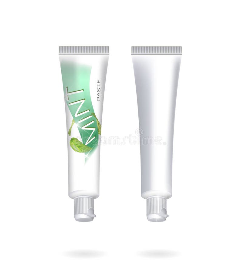 Vector Illustration Toothpastes Stock Illustration - Illustration of ...
