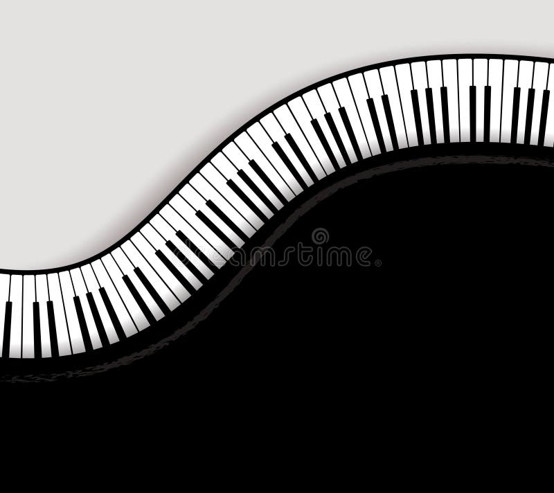 Curved Piano Keyboard Stock Illustrations – 74 Curved Piano Keyboard ...