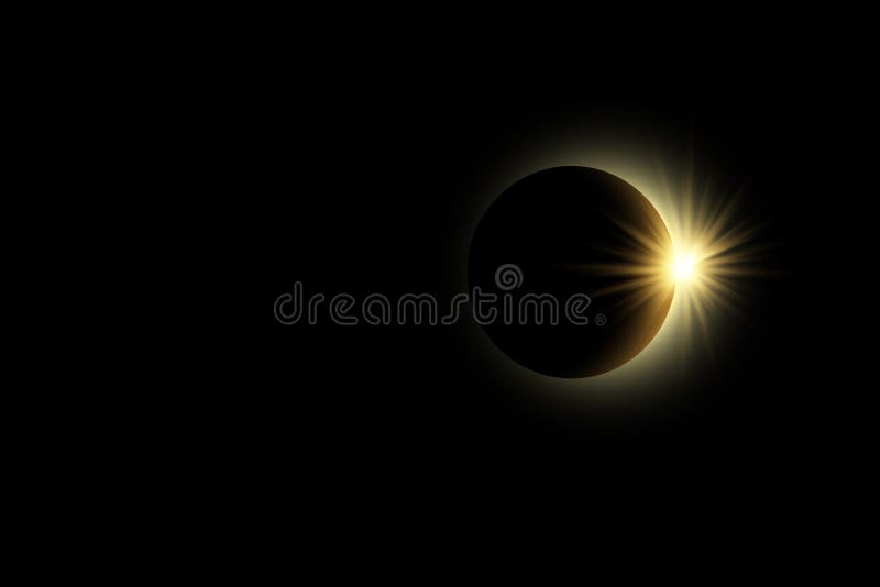 Vector Illustration of Total Solar Eclipse Stock Vector - Illustration ... Vector Illustration of Total Solar Eclipse Stock Vector - Illustration ...