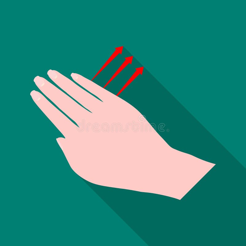 Vector Illustration of Touchscreen and Hand Sign. Collection of ...