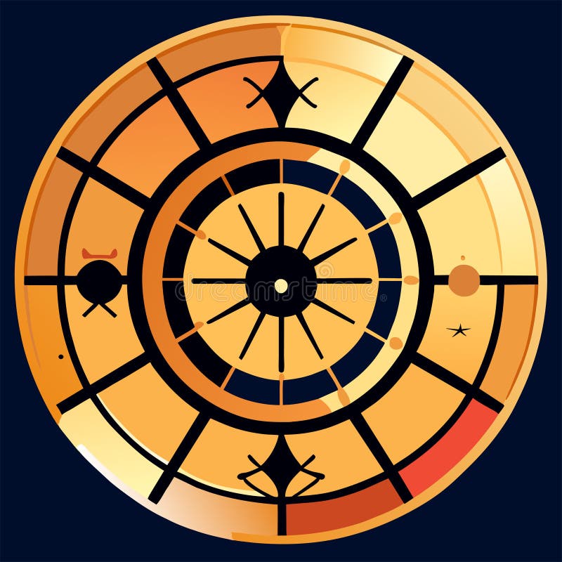 Illustration of a Treasure Map with a Castle and Mountains in the ...