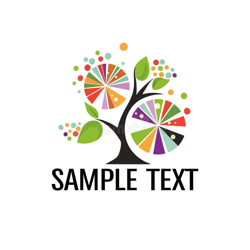 Vector Illustration Tree Logo Design Concept . Template for Design ...