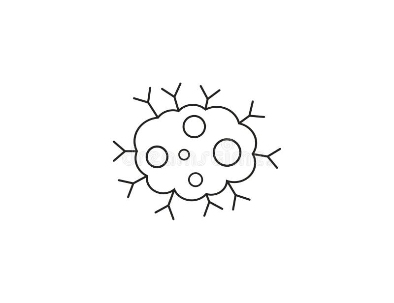 Tumor, Cancer Disease Icon. Vector Illustration. Stock Vector ...