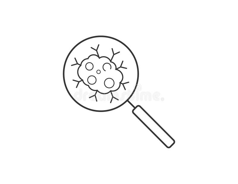Tumor Cancer Disease Icon. Vector Illustration. Stock Illustration ...