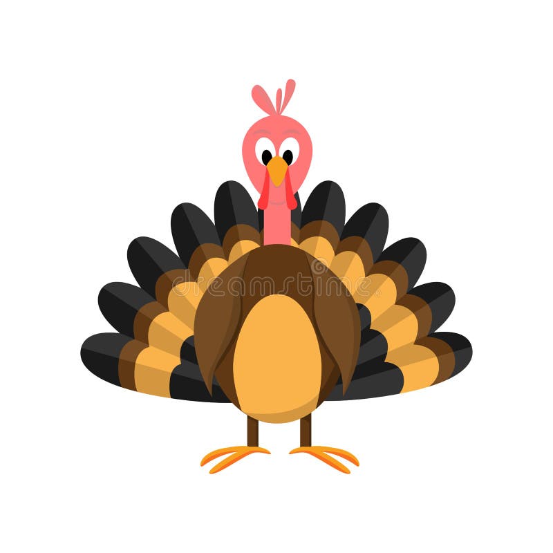 Vector Illustration of Turkey in Cartoon Style. Stock Vector ...
