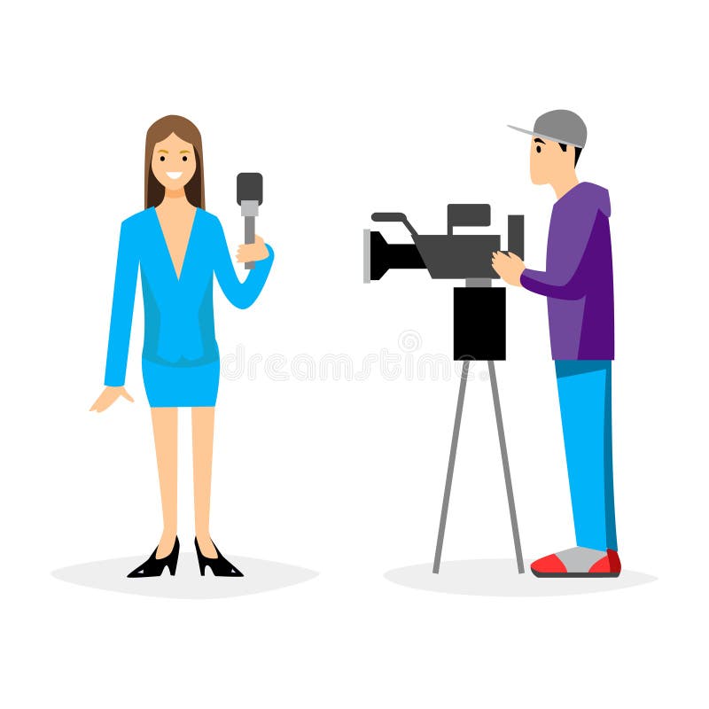 Tv Reporter Camera