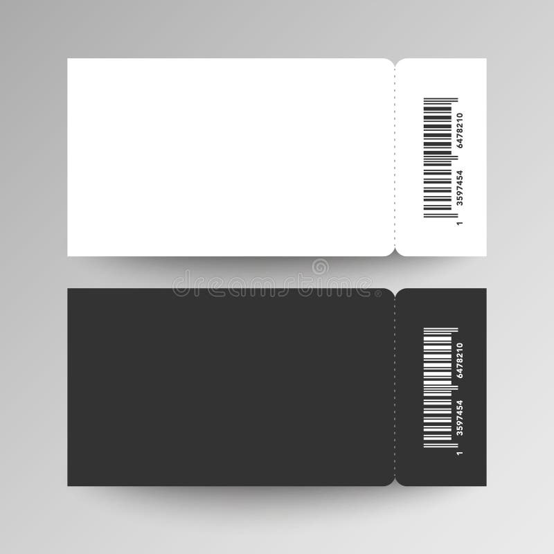 Concert or Event Ticket Drawing Stock Vector - Illustration of music ...