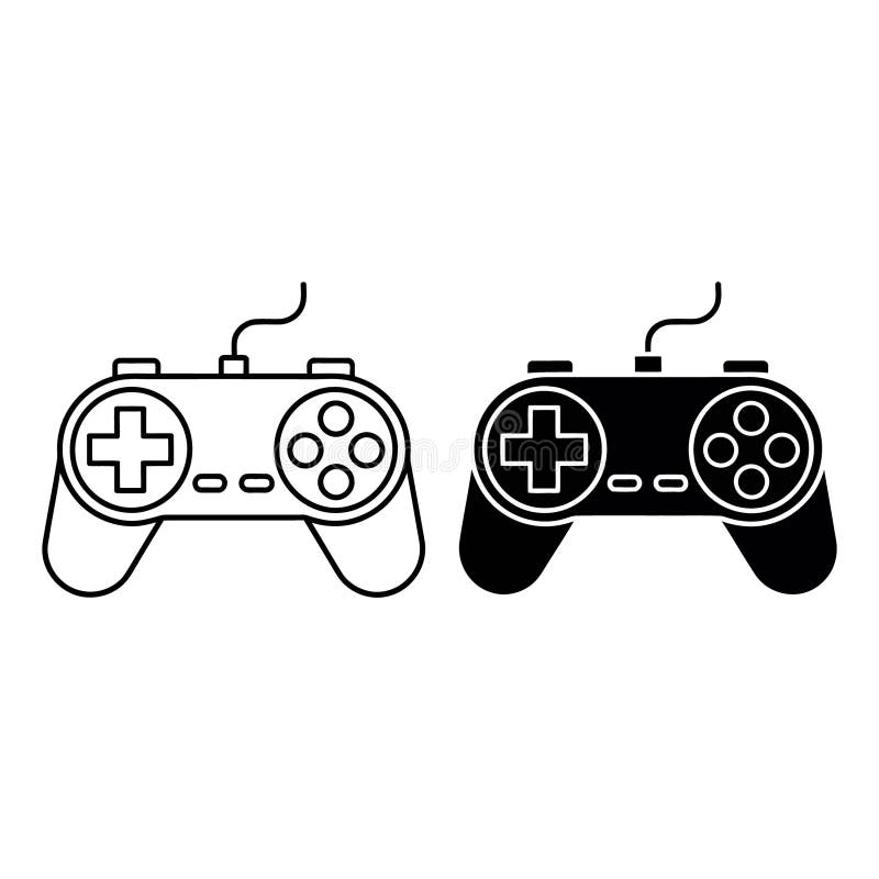 Video Game Controllers Vector Stock Illustrations – 997 Video Game ...