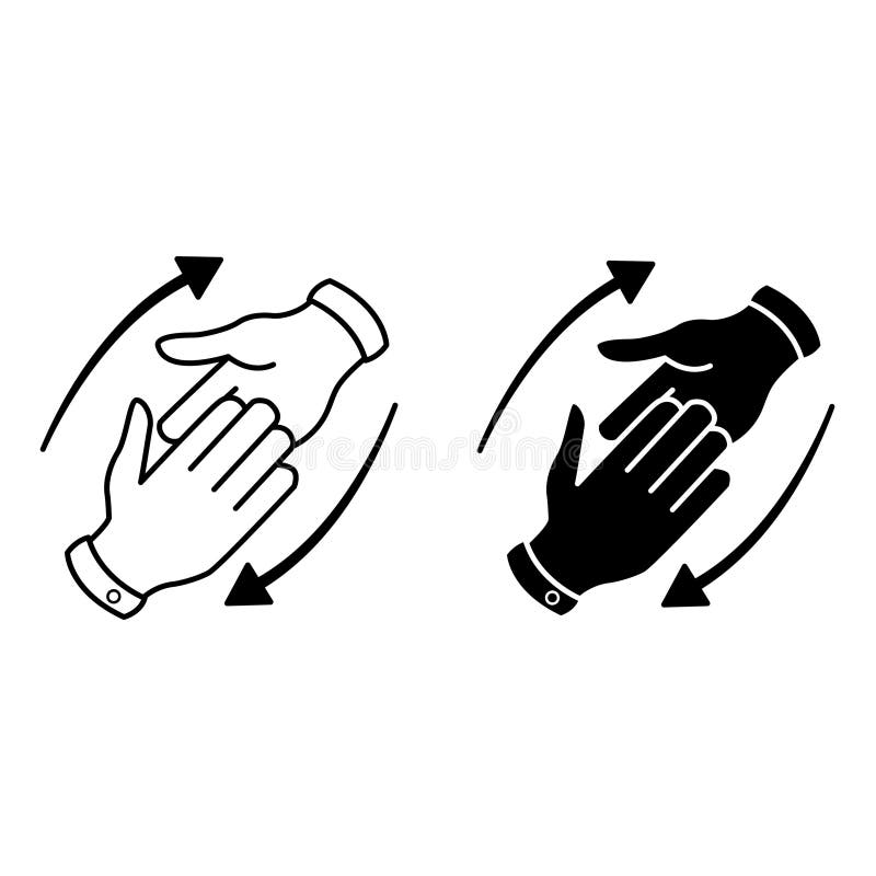 Help icons. stock vector. Illustration of vector, partnership - 306949759