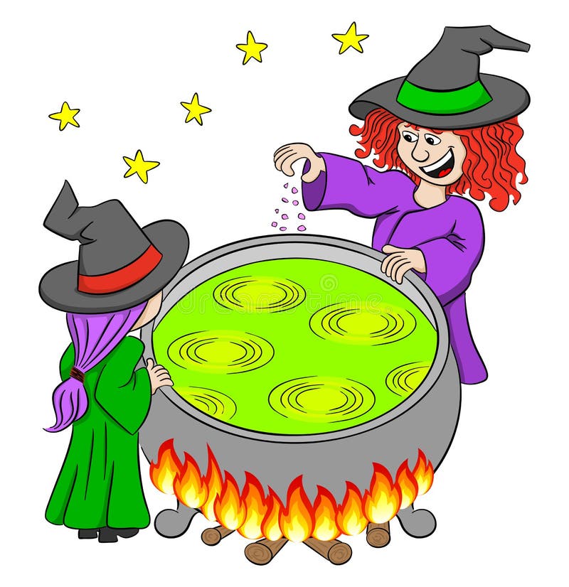Witch Cooking Stock Illustrations – 2,994 Witch Cooking Stock ...