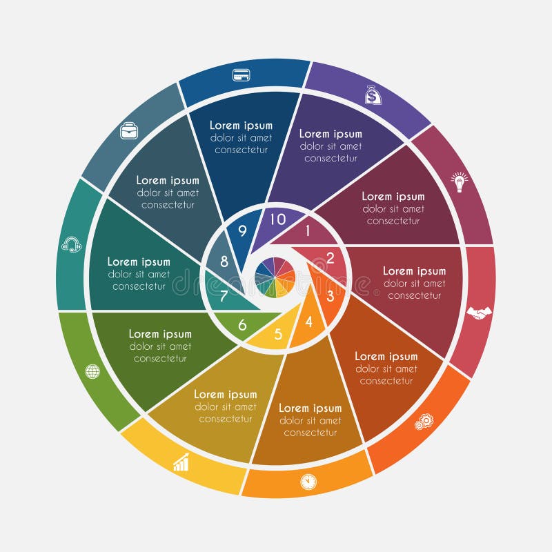 Vector Illustration Universal Flat Template Elements Infographics ...