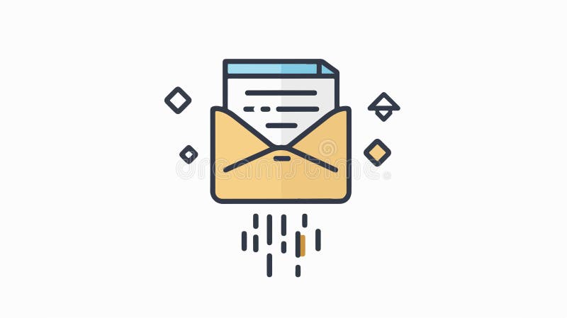 Professional File Upload Outline Icon Vector Illustration Stock Vector ...