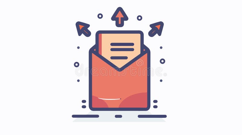 Professional File Upload Outline Icon Vector Illustration Stock Vector ...