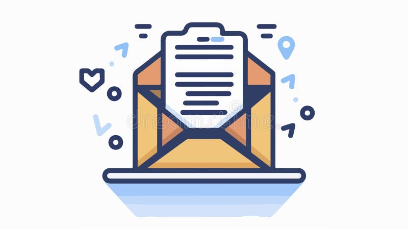 Professional File Upload Outline Icon Vector Illustration Stock Vector ...