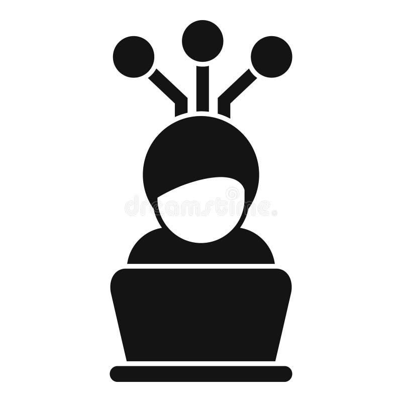Vector Illustration of a User with a Creative Hat, Representing a ...