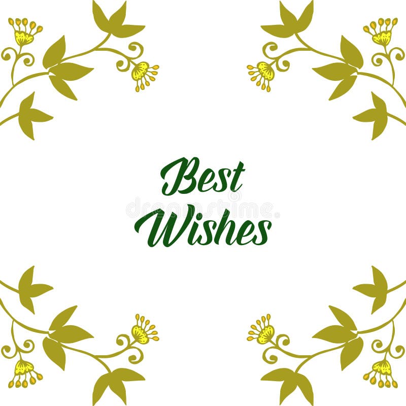 Vector Illustration Various Artwork Leaf Floral Frame with Decorative ...