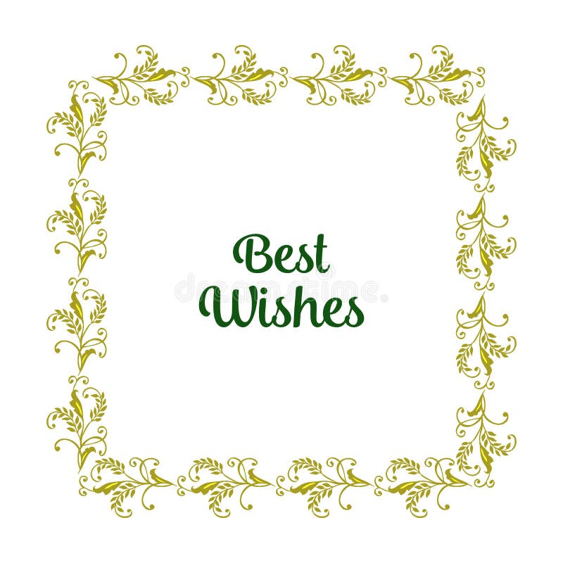 Vector Illustration Various Ornate of Wreath Frame with Template Best ...