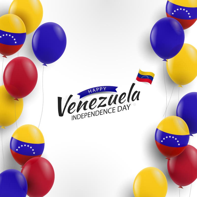 Venezuela Independence Day stock illustration. Illustration of banner ...