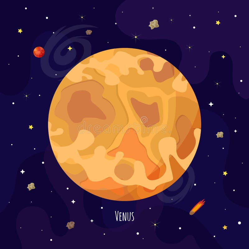 Funny Venus Planet Cartoon Stock Illustrations – 292 Funny Venus Planet ...