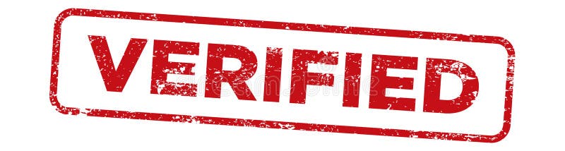 Verified Stamp. Wooden Round Stamper And Stamp With Text Verified On ... Verified Stamp. Wooden Round Stamper And Stamp With Text Verified On ...
