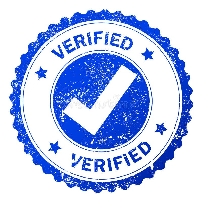 Verified stamp seal stock vector. Illustration of confirmed - 158487628