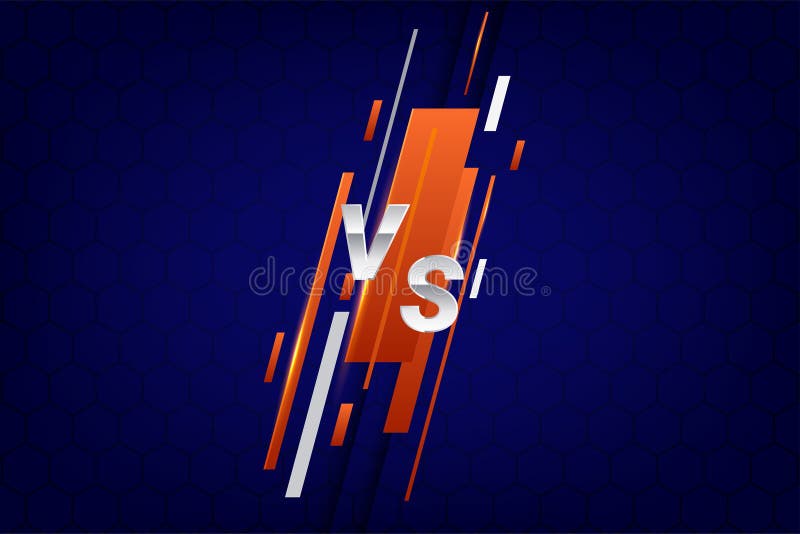 Vector Illustration Versus Screen for Fight Stock Vector - Illustration ...
