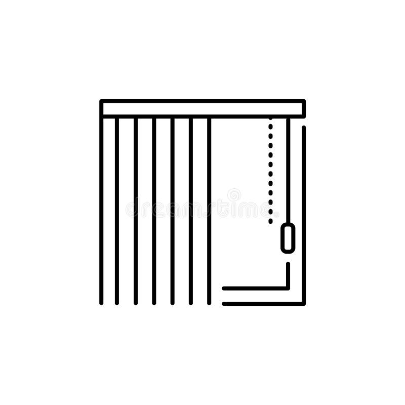 Eye, Blind line icon stock vector. Illustration of editable - 156450982