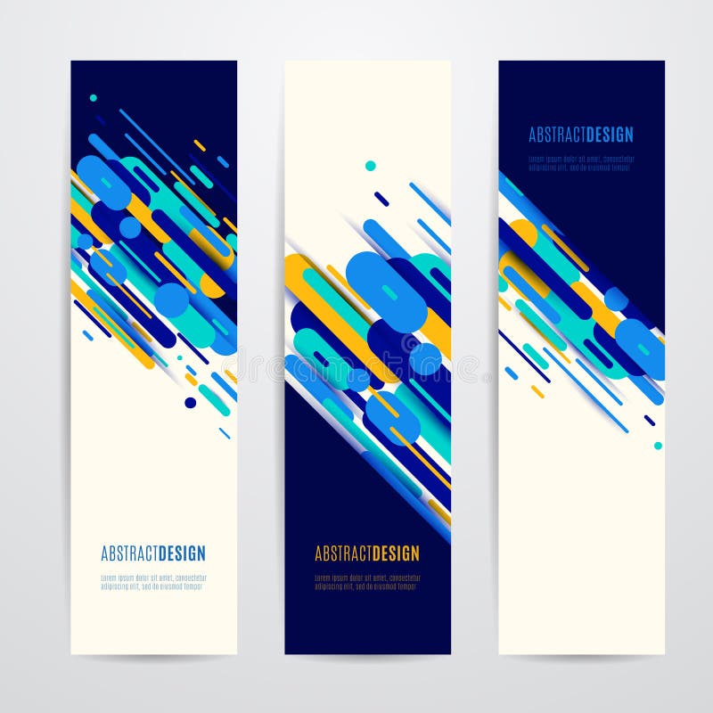 Vector Illustration Of Vertical Geometry Round, Diagonal And Line ...