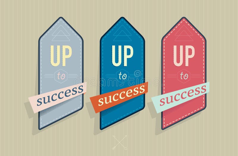Success text diagram 3d stock illustration. Illustration of business ...