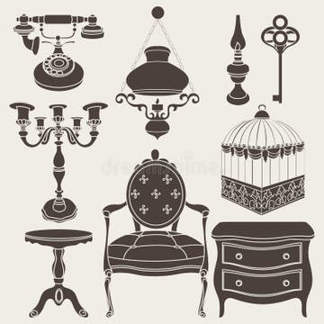 Household Items Drawing Stock Illustrations – 1,136 Household Items ...