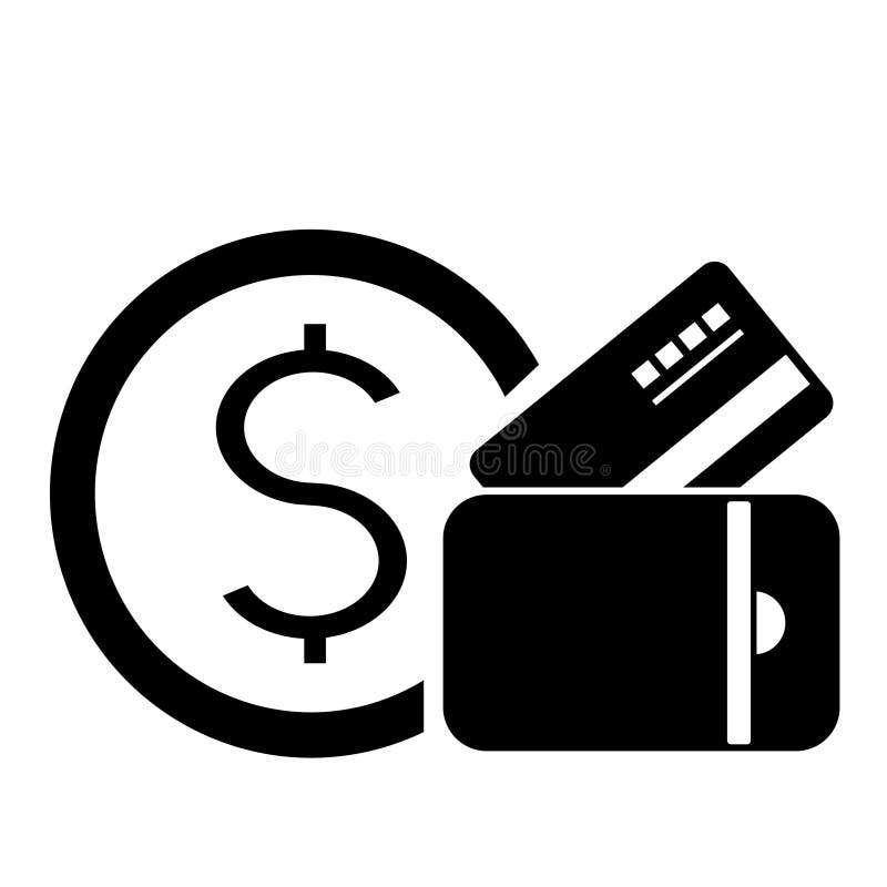 Vector Illustration, Wallet Icon, Coin Payments. Stock Vector ...
