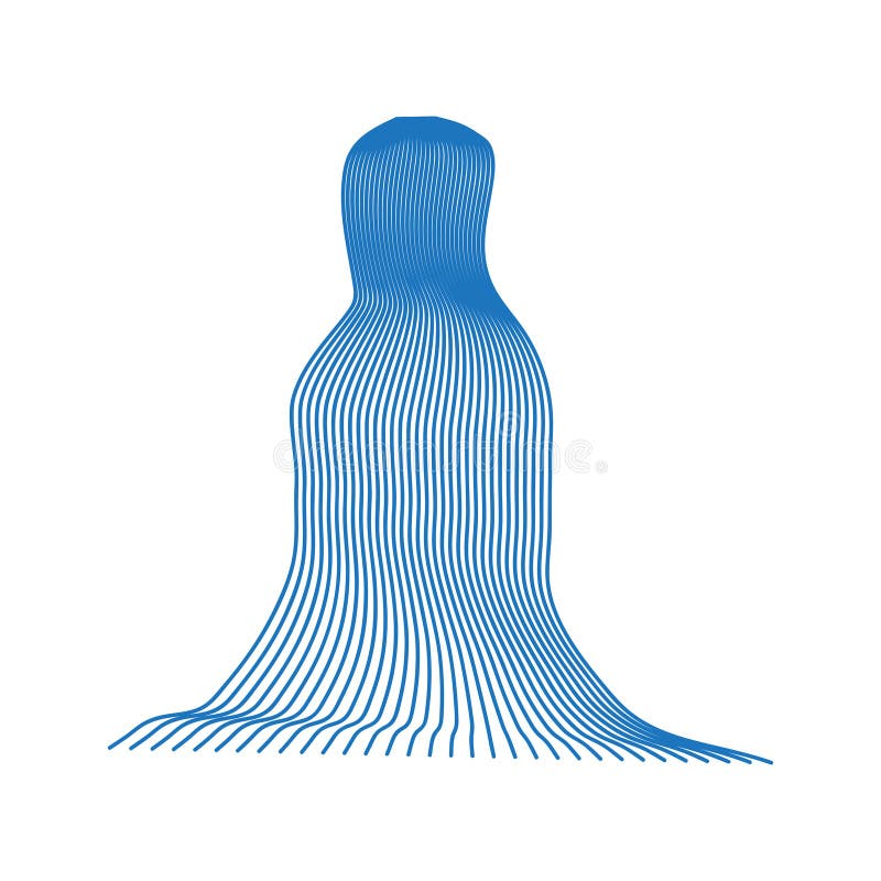 Vector Illustration of Waterfall Cascade Stock Vector - Illustration of ...