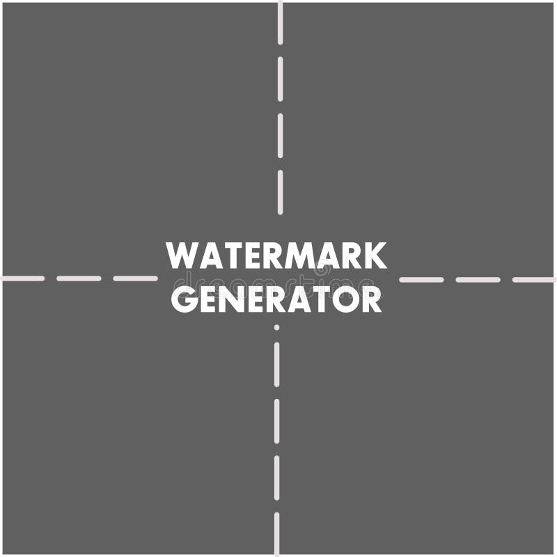 Illustration of a Watermark Pattern Generator Template Design Stock ...