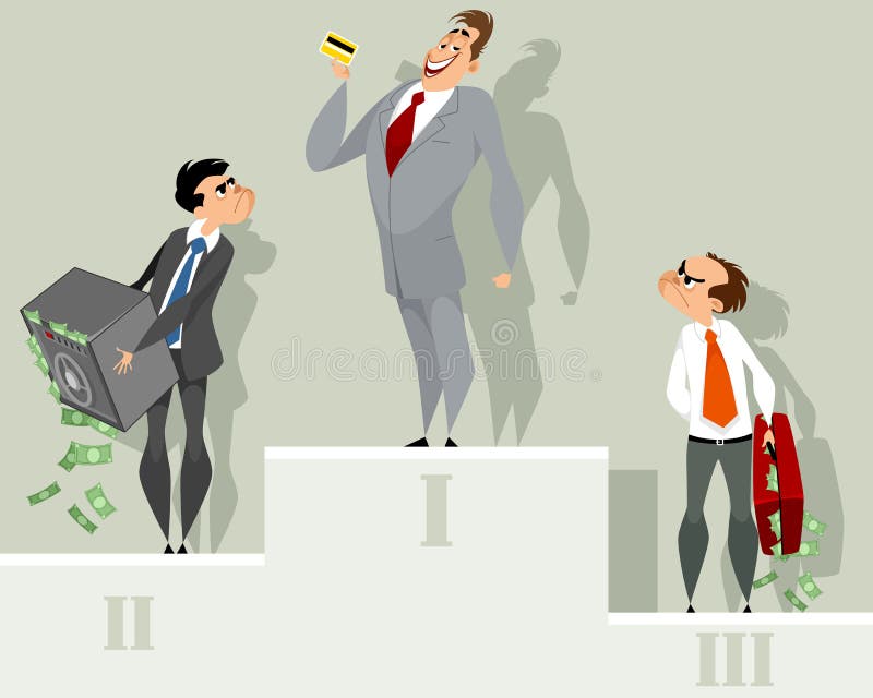 Ways of keeping money stock vector. Illustration of protection - 102094059